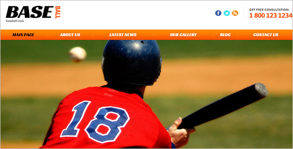 17+ Baseball Website Templates Fee Responsive Themes