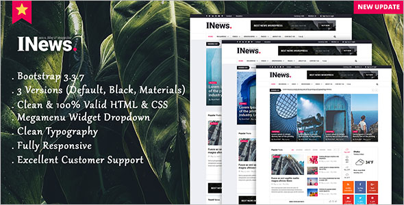 21+ Magazine Bootstrap Templates Free Website Themes