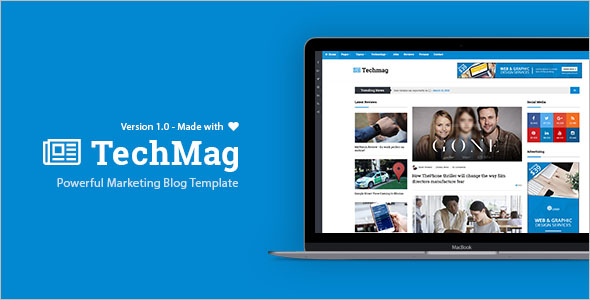 21+ Magazine Bootstrap Templates Free Website Themes