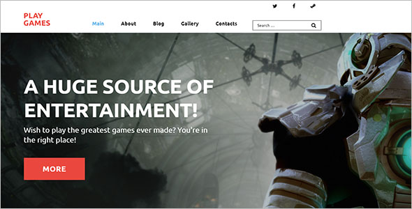 24+ Gaming PHP Themes Free Website Templates