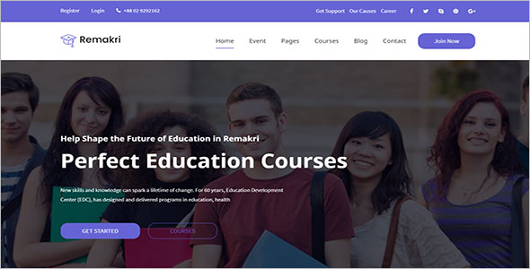 42+ School Website Templates Free Responsive Themes