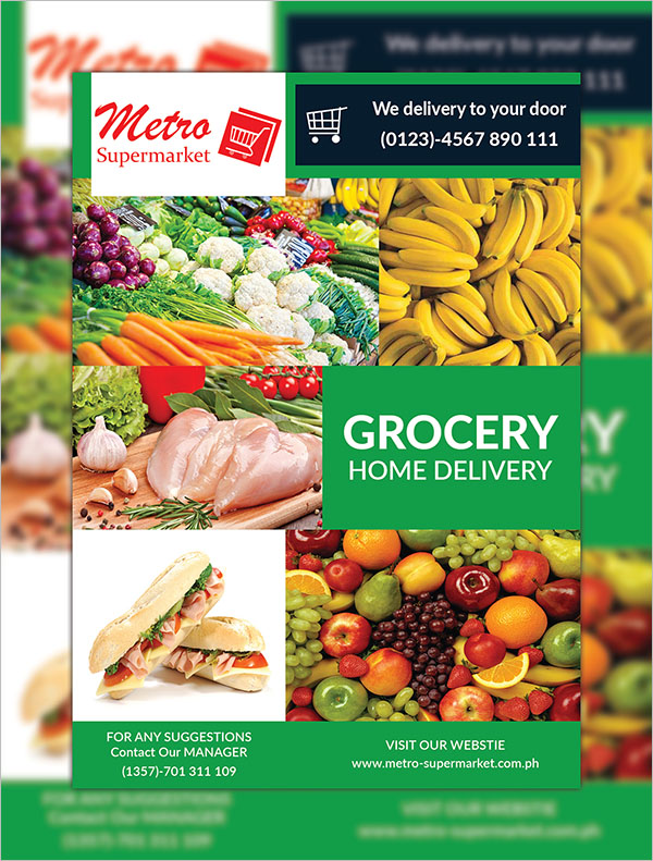 Grocery Flyer Templates Free Designs - Creative Template