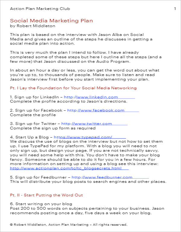 21+ Social Media Report Templates Free PDF, Word, PPT Formats