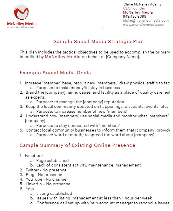 21+ Social Media Report Templates Free PDF, Word, PPT Formats