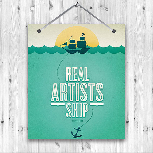 35+ Hanging Poster Templates Free PSD Vector Designs