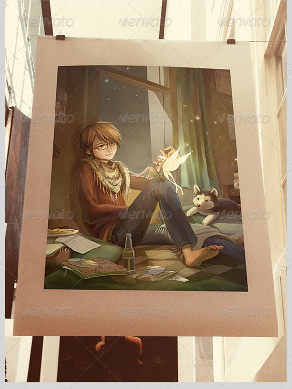 35+ Hanging Poster Templates Free PSD Vector Designs