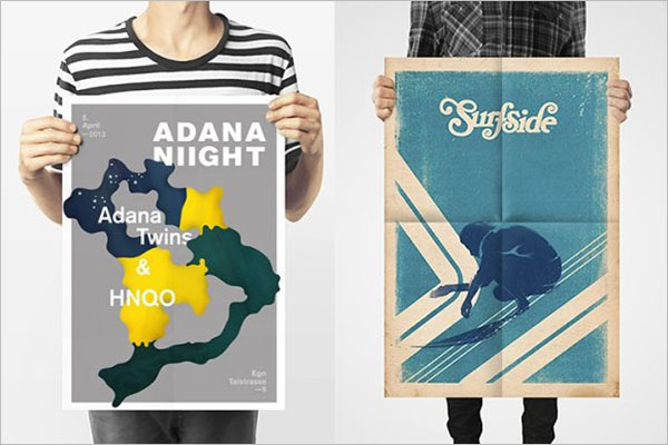 35+ Hanging Poster Templates Free PSD Vector Designs