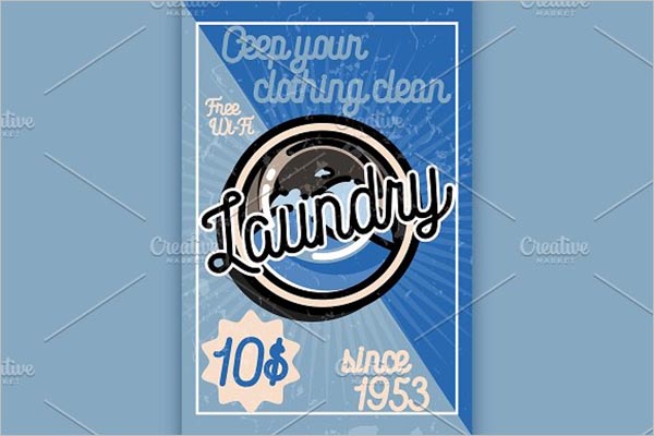 20+ Laundry Poster Designs Free - Creativetemplate