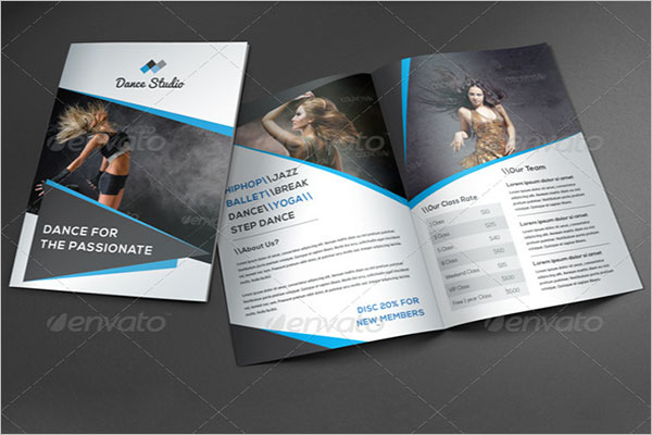17+ Dance Studio Brochure Templates | Free Download - Creativetemplate