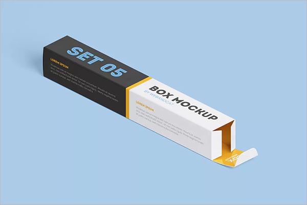 18+ Long Box Mockup Free PSD - Creativetemplate