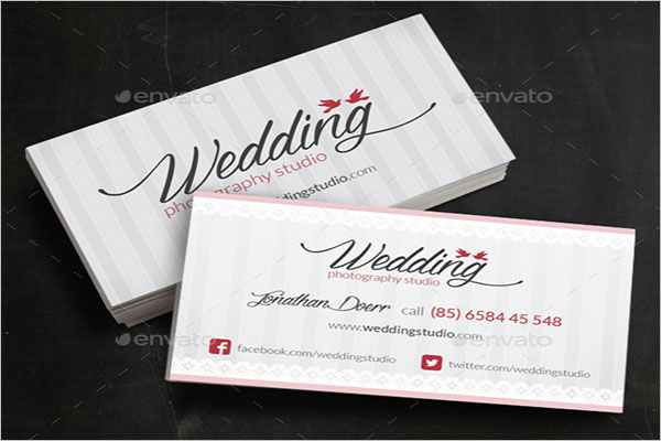 39+ Wedding Business Card Ideas | Free Templates - Creativetemplate