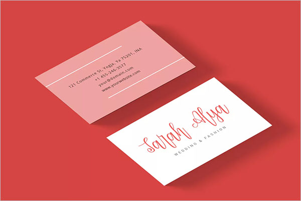 39+ Wedding Business Card Ideas | Free Templates - Creativetemplate