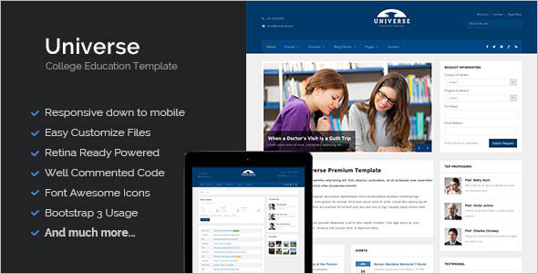 31+ College Website Themes Free Download - Creative Template