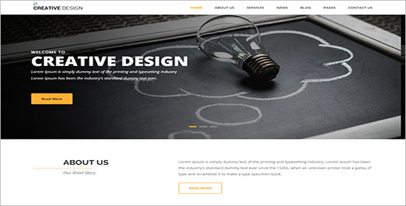 50+ Blog Design Templates PSD Free Website Themes | Creativetemplate