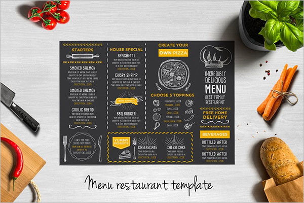 46+ Tri-Fold Menu Templates Free Word, PSD Designs