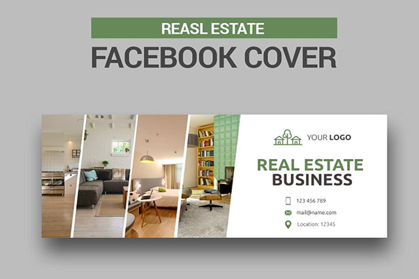 Real Estate Facebook Covers PSD Templates || Free & Premium