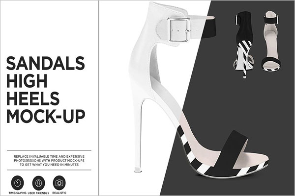 25+ Sandals Mockups PSD Templates Free Designs