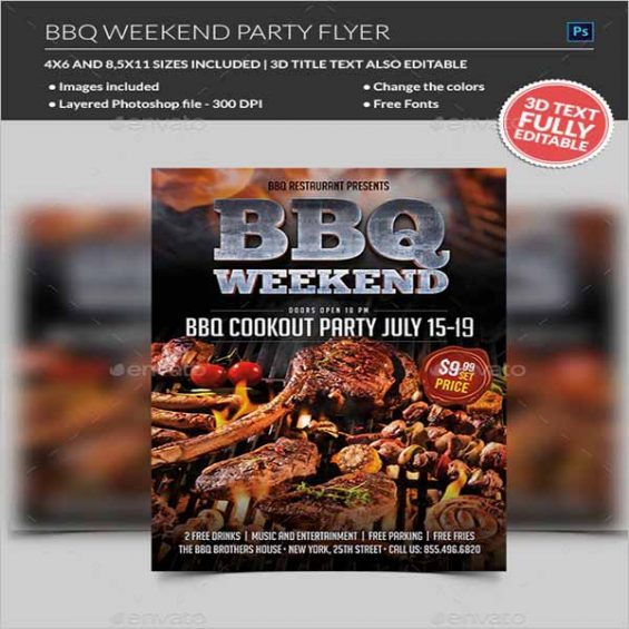 34+ BBQ Flyer Templates Free Word, PSD Designs
