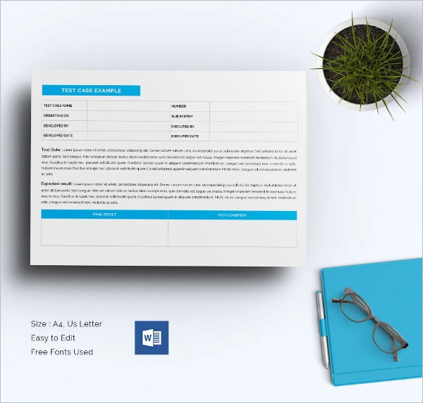 15+ Free Test Case Templates Word, Doc, PDF, Excel Formats