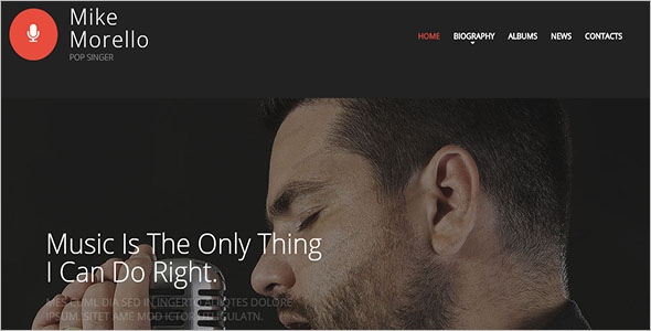 Responsive Music Website Templates Free Download | Creativetemplate