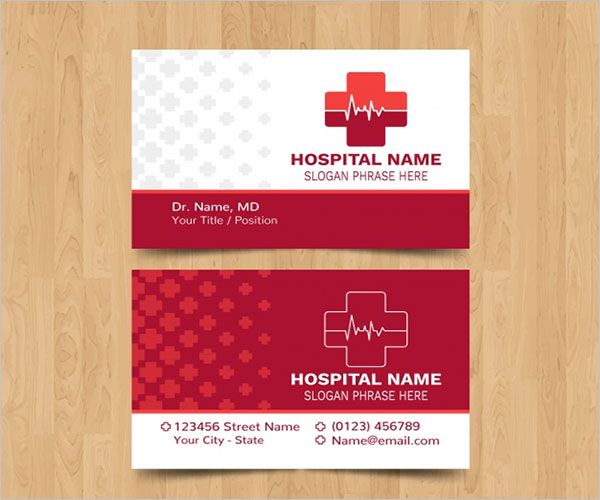 Simple and Free Clinic Business Cards | Creativetemplate