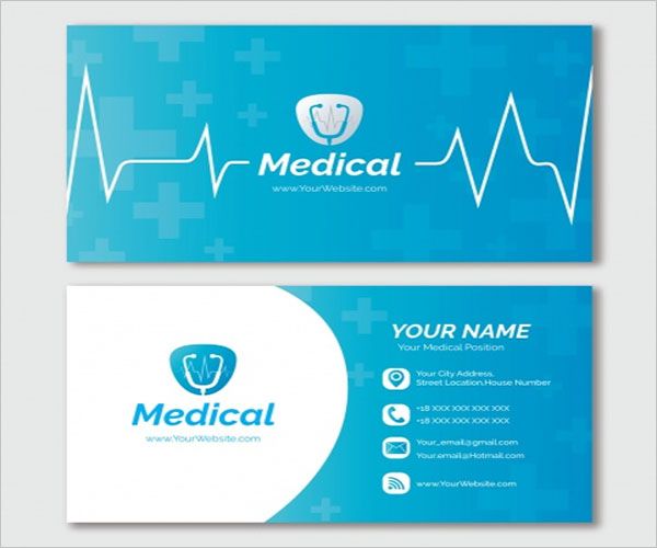 Simple and Free Clinic Business Cards | Creativetemplate