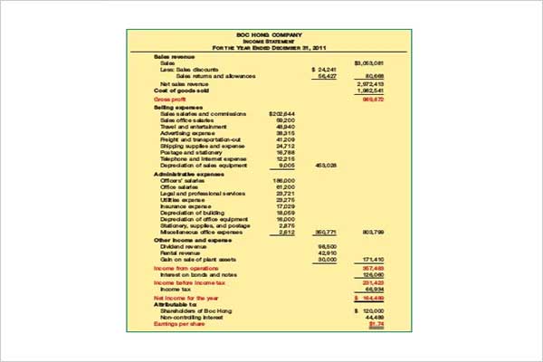 Monthly Income Statement Templates - Free Word, Excel, PDF
