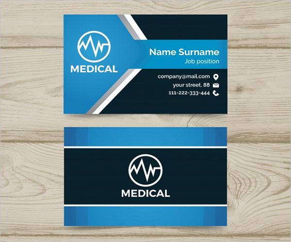 Simple and Free Clinic Business Cards | Creativetemplate
