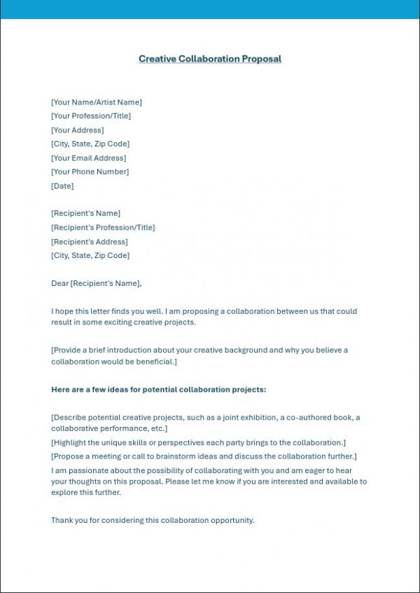 Professional Tips for Effective Collaboration Letter Templates