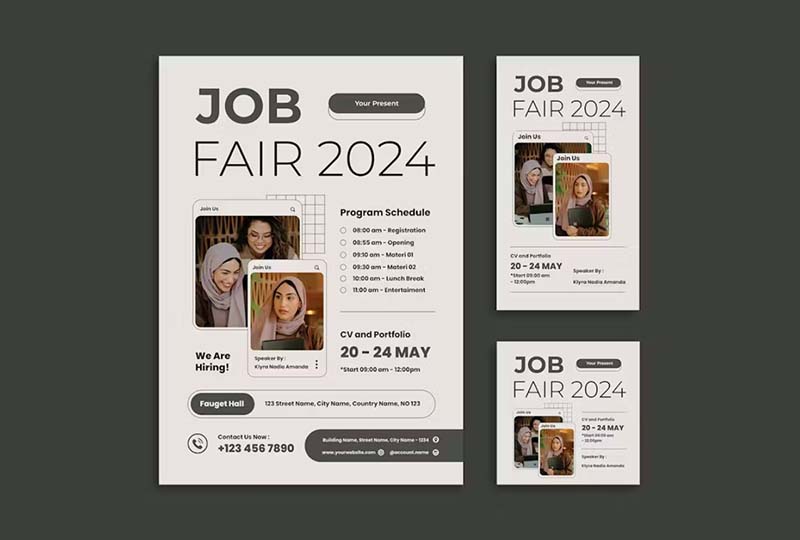 Job Fair Flyer Template Word
