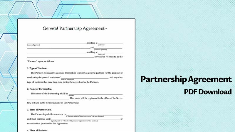Business Partnership Agreements- PDF Free Download